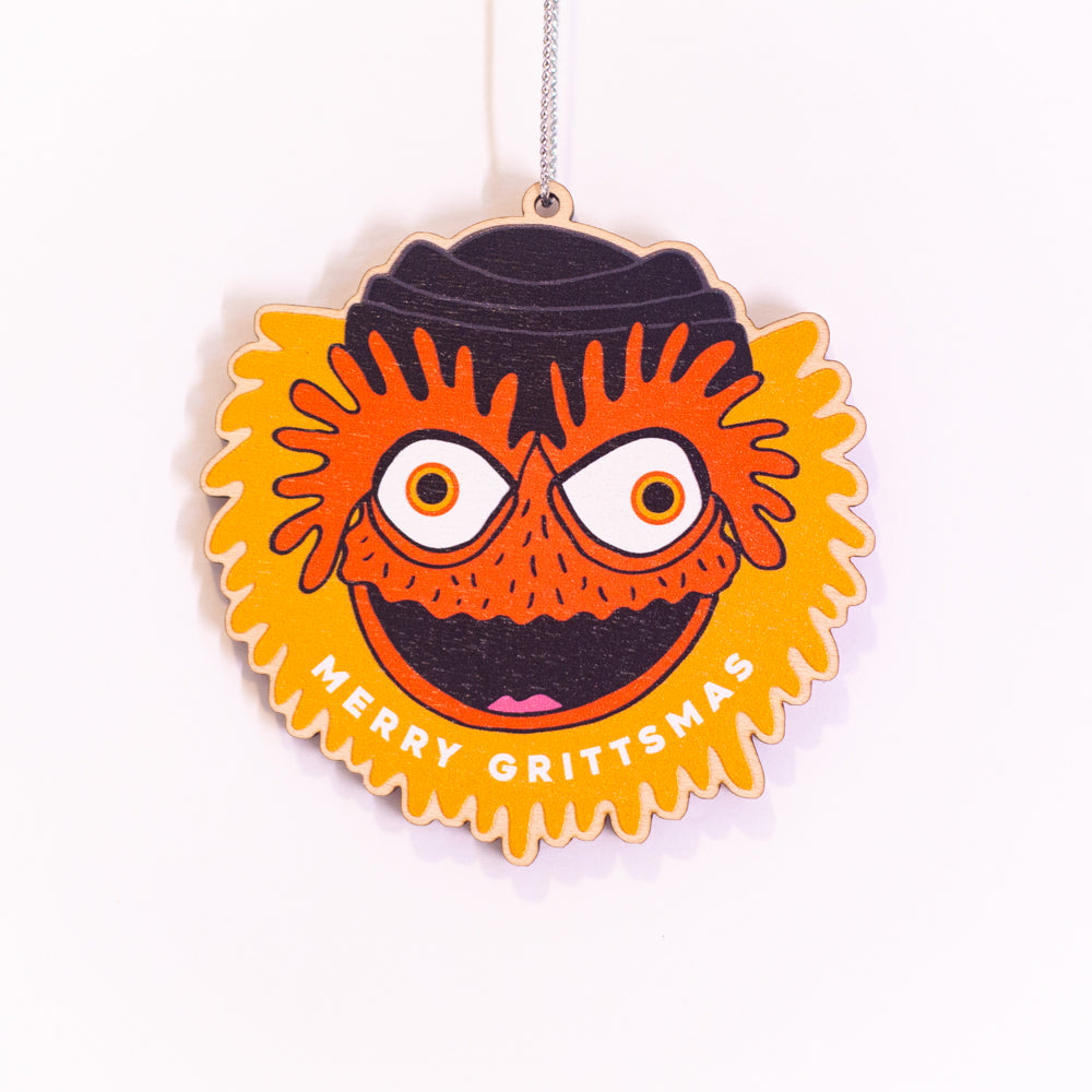 Philadelphia Christmas ornament, Gritty holiday ornament, Gritty tree ...