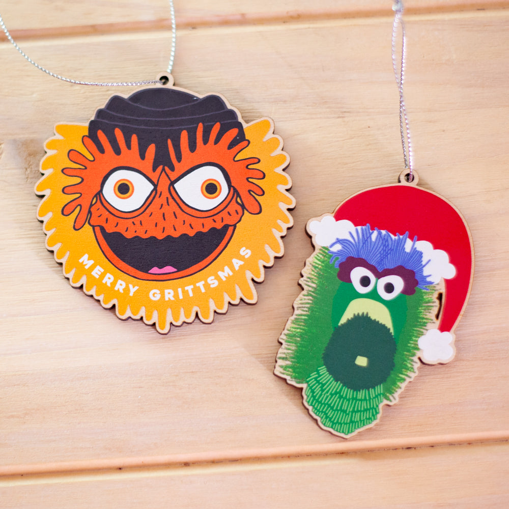Philadelphia Christmas ornament, Gritty holiday ornament, Gritty tree ...