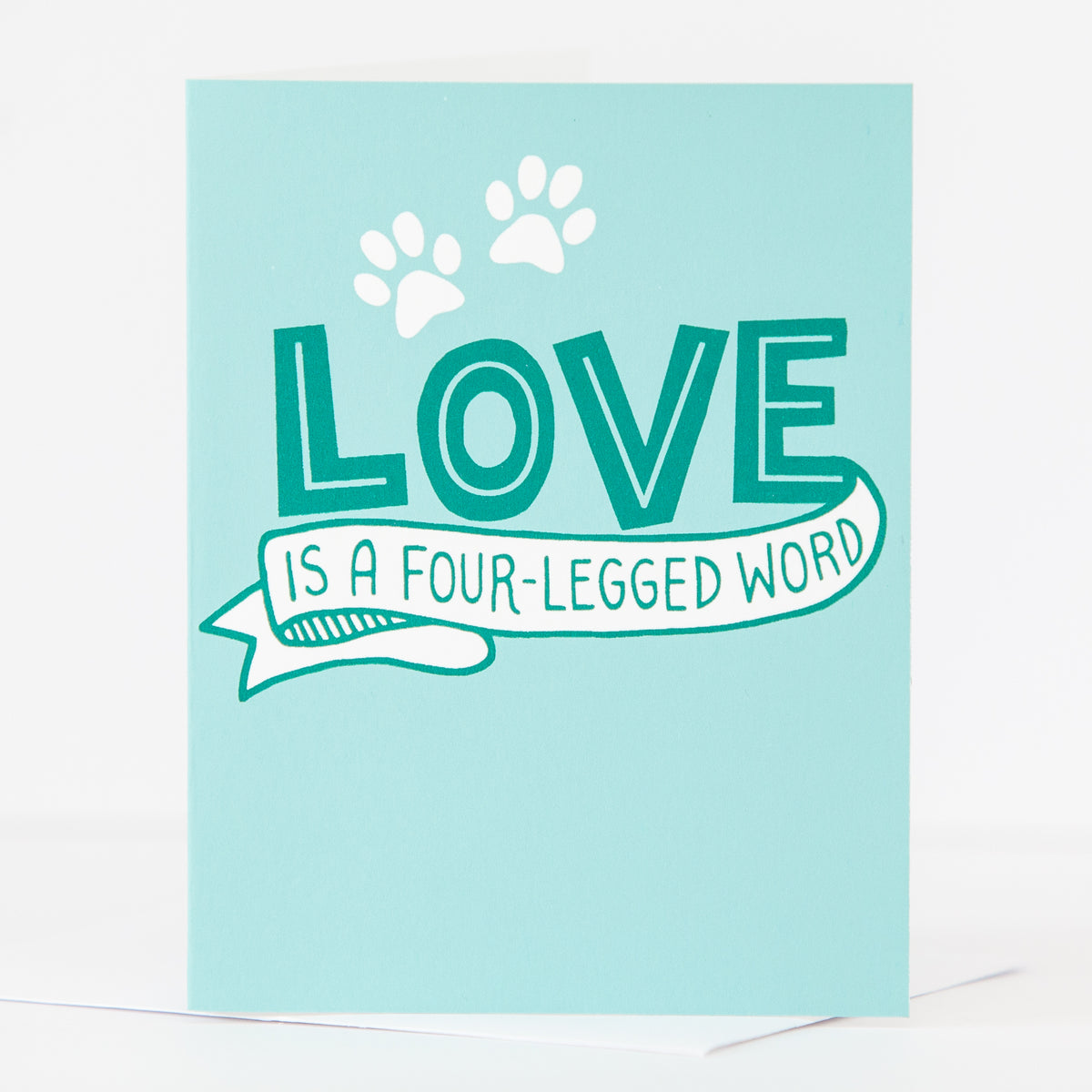 pet sympathy card, love is a four legged word card for pet death ...