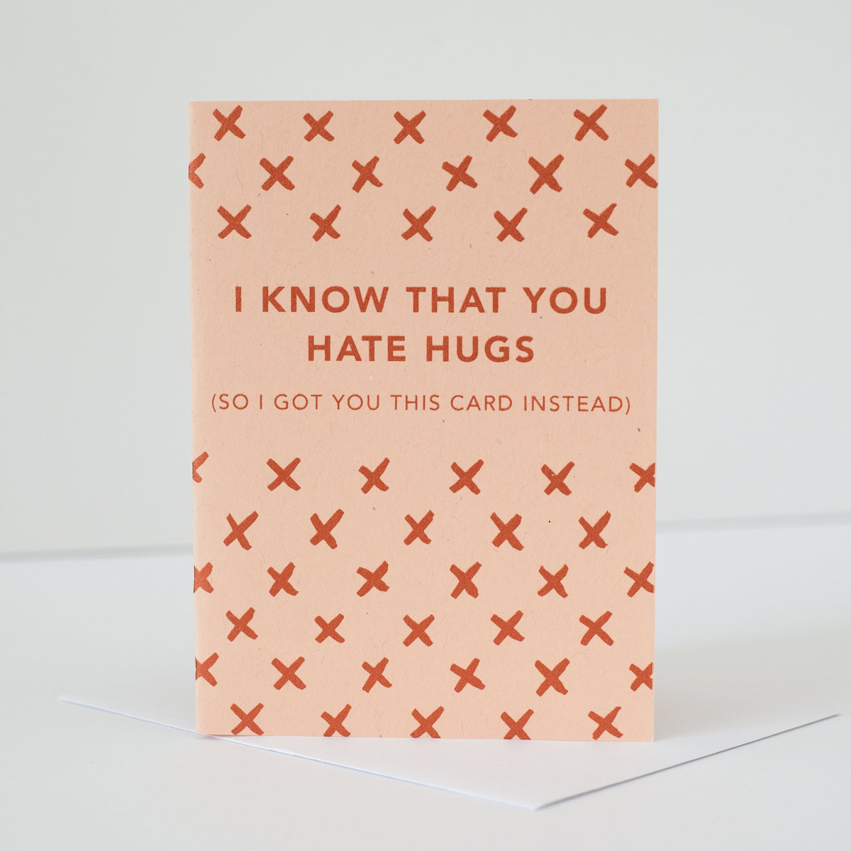 i know that you hate hugs sympathy card for a friend – exit343design