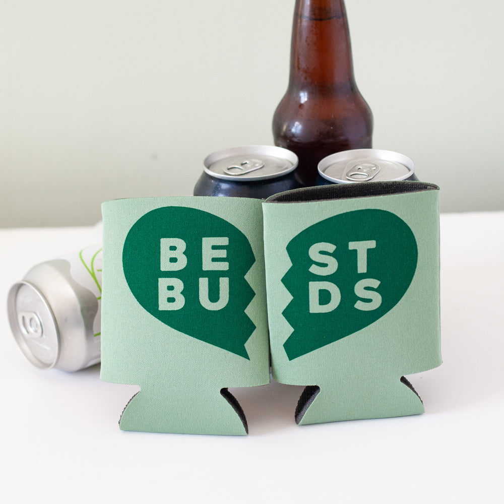 best buds drink koozie set for best friends, best friend necklace drin ...
