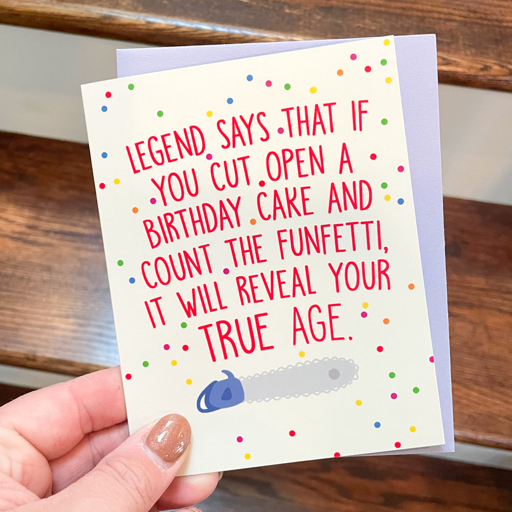 irreverent birthday card for old soul, happy birthday blank card, funf ...