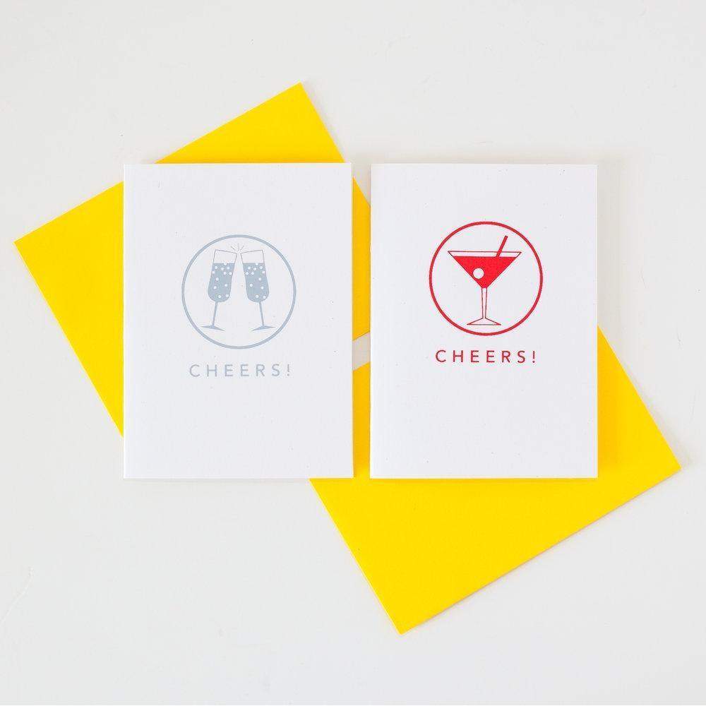 wedding card congratulations cocktail cheers – exit343design